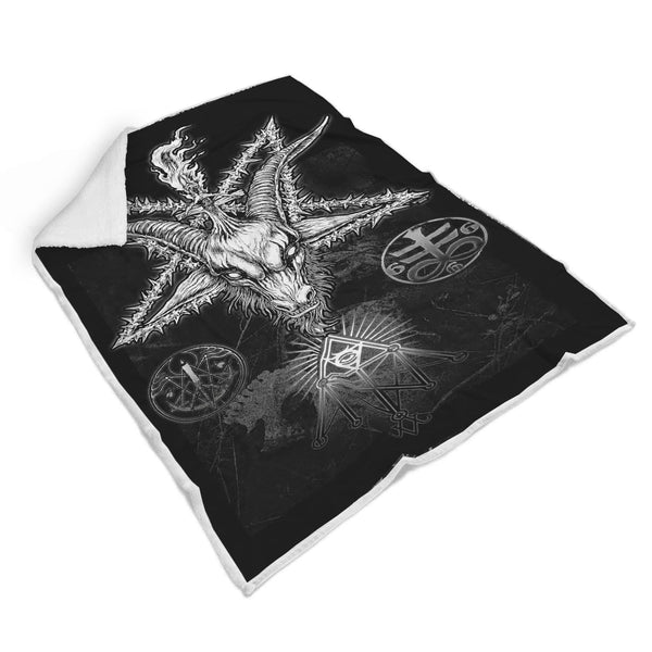 SATANIC SHERPA BLANKET – Secret Darkness